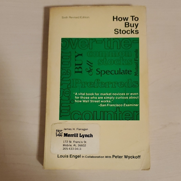 Louis Engel and Peter Wyckoff | Accents | How To Buy Stocks By Louis Engel In Collaboration With ...